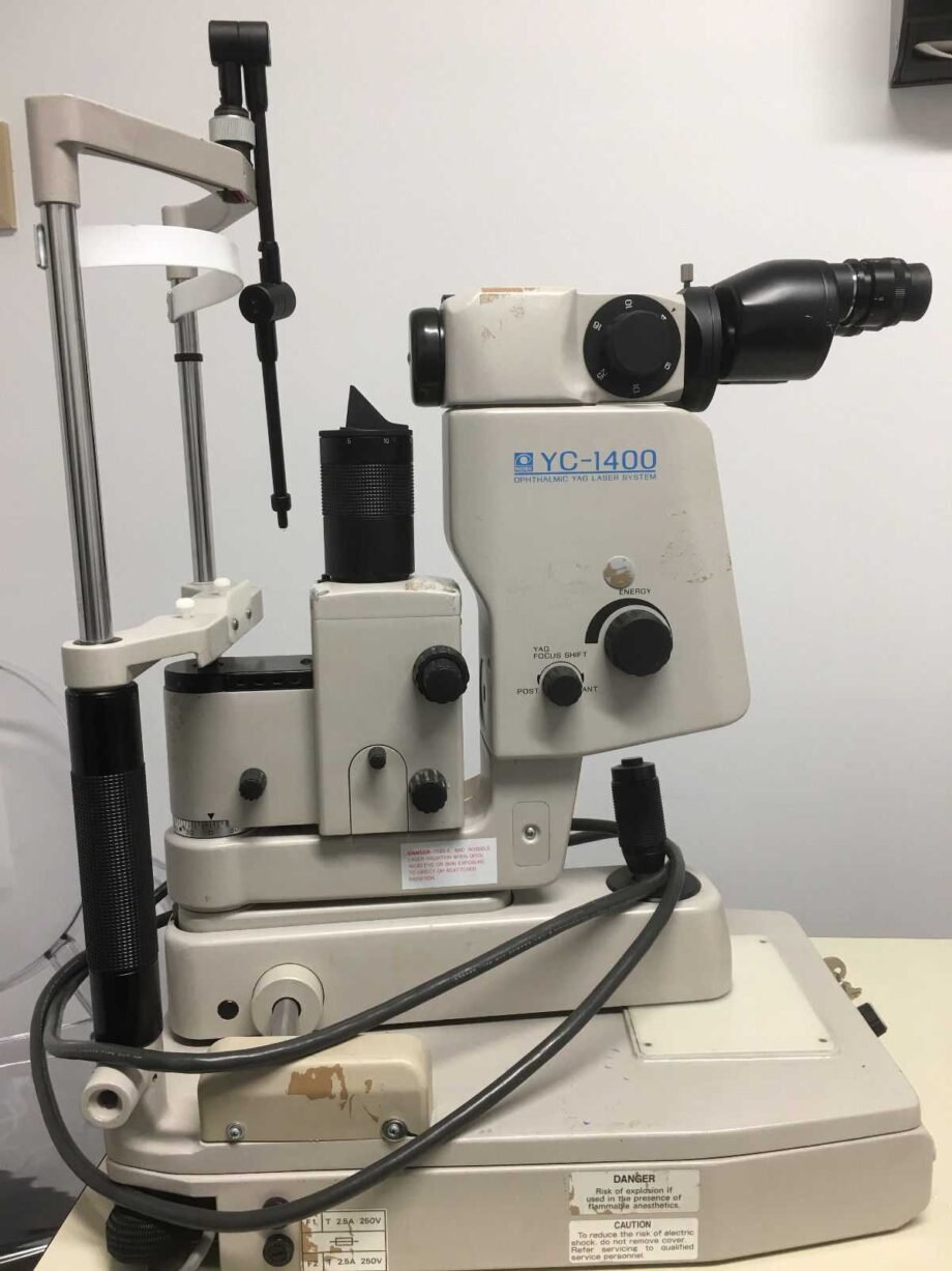 Nidek YC-1400 Yag Laser System Power Table | Dauh Eye Care