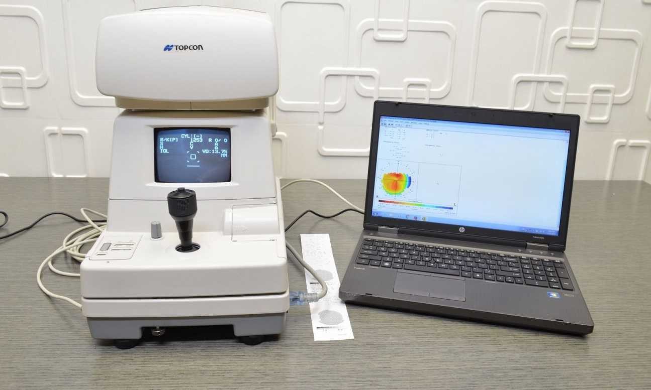 Topcon KR-8100 P Auto Keratometer-Refractometer | Dauh Eye Care